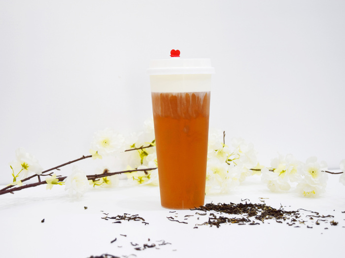 奶茶店水果茶饮品特饮高清图乌龙奶盖茶 菜鸟图库